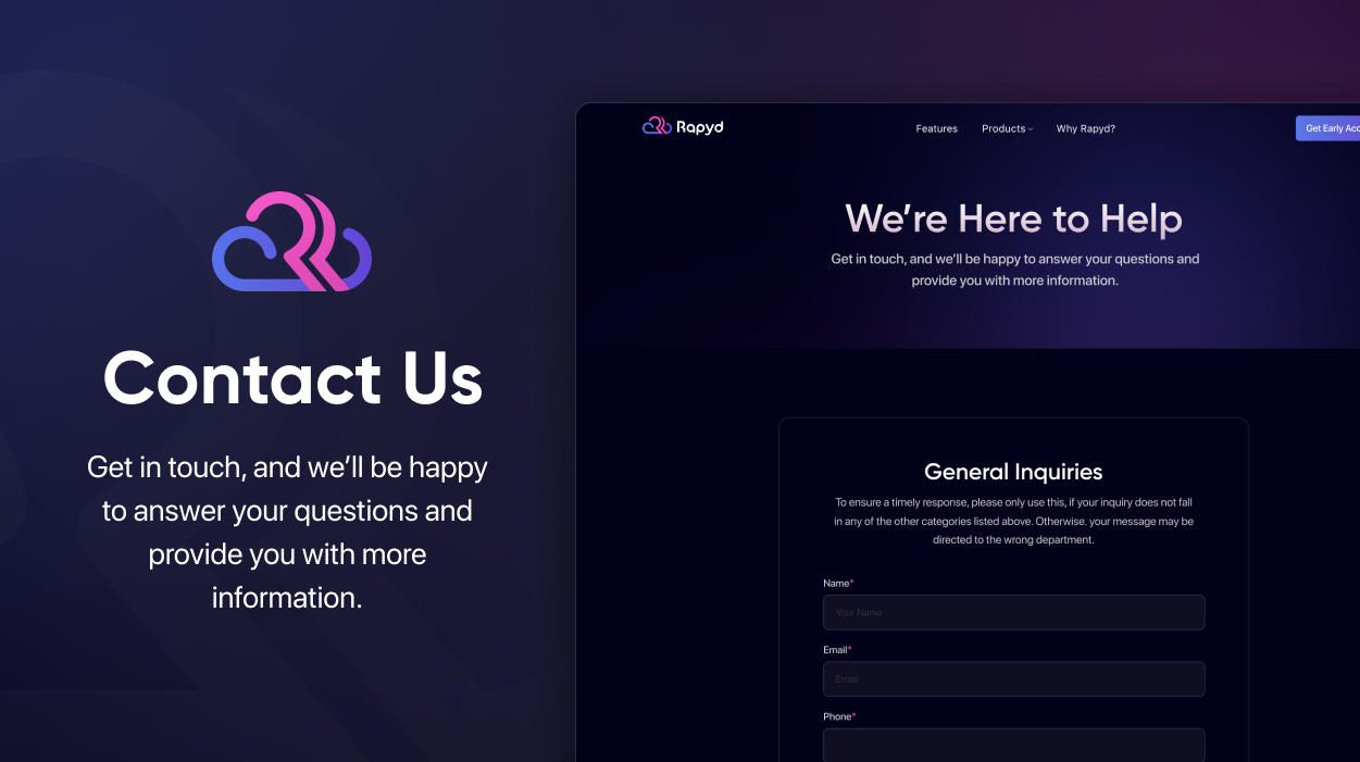 Get in Touch with Rapyd