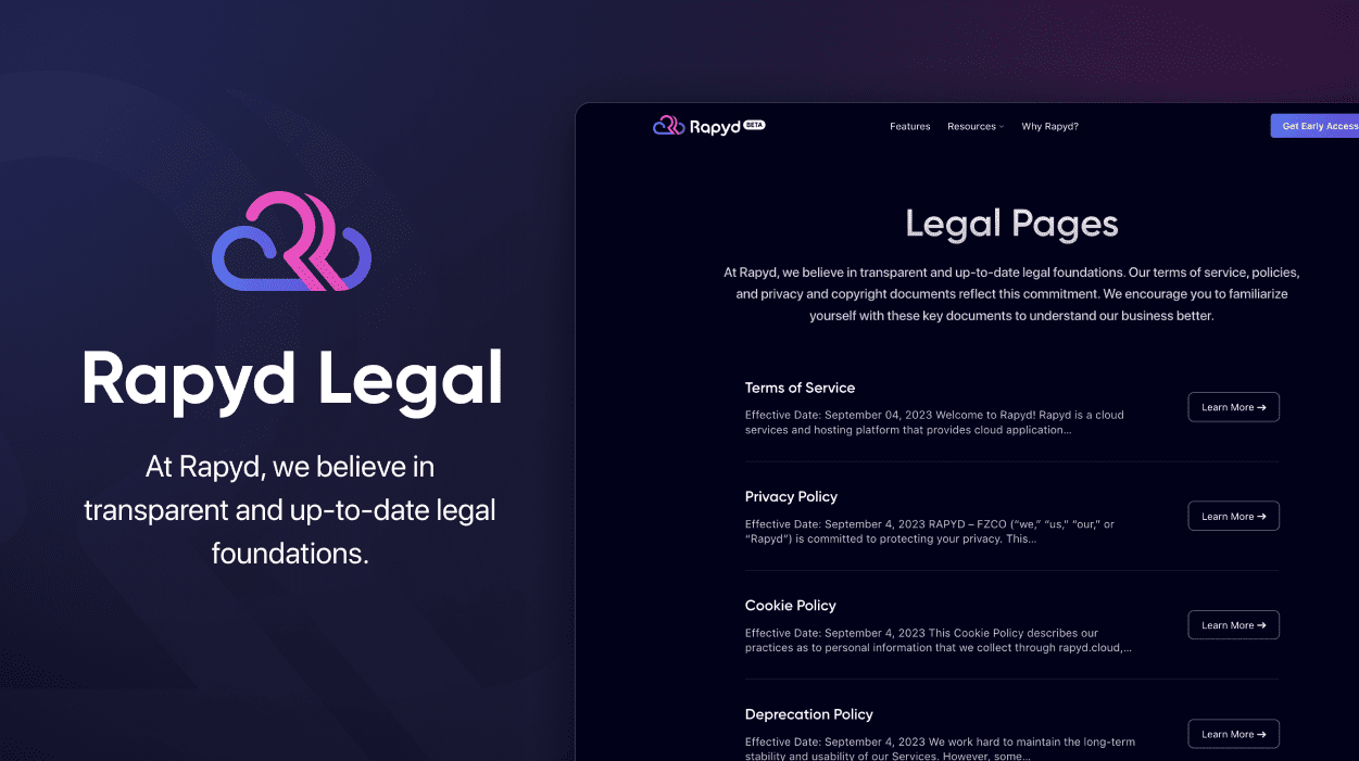 Rapyd's Transparent Legal Documents