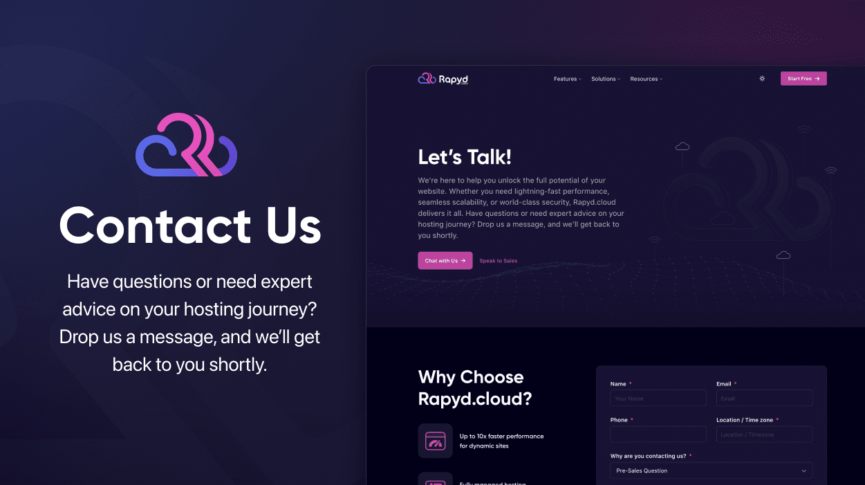 Get in Touch with Rapyd