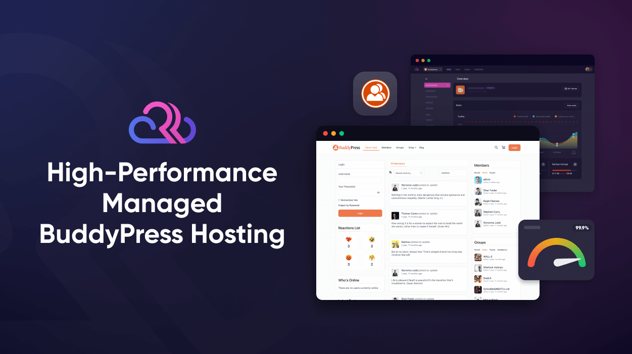 Managed BuddyPress Hosting | Fast, Secure & Scalable
